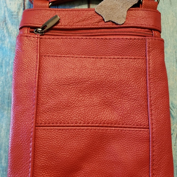 Maze exclusive | Bags | Maze Womens Leather Crossbody Purse Red | Poshmark